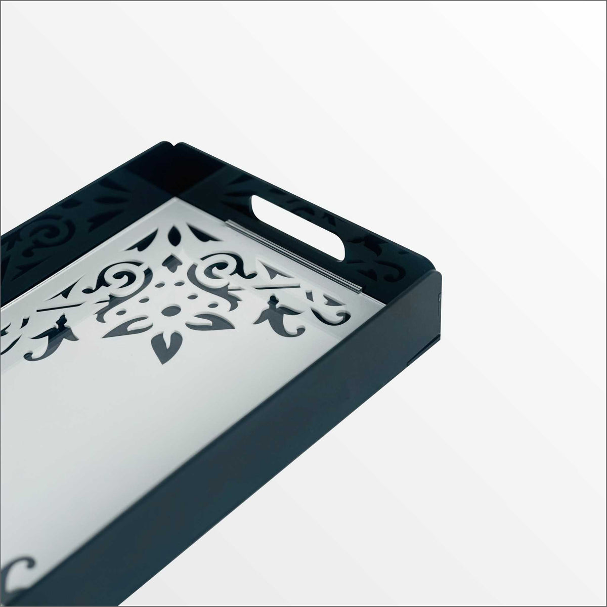 Buy Now Premium Black Acrylic Tray with Pattern | Eplexi